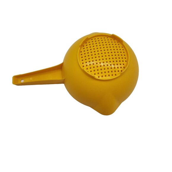 Tupperware | Kitchen | Tupperware Vintage Yellow Small Colander ...